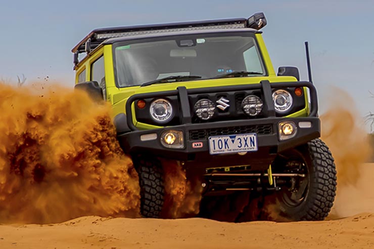 ARB 3424050 Deluxe Front Bumper with Bull Bar for Suzuki Jimny 2018-20 ...