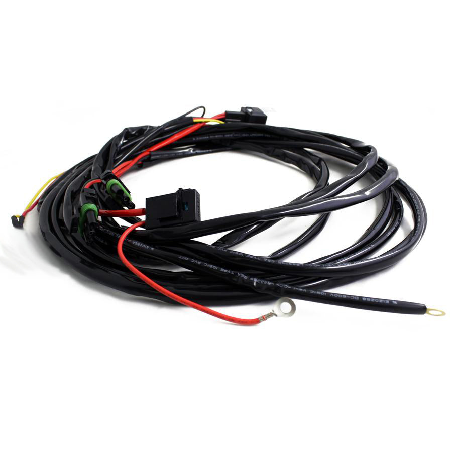 Pro & Sport 3-pin Hi-beam Harness-2 light max 150 watts Baja Designs ...