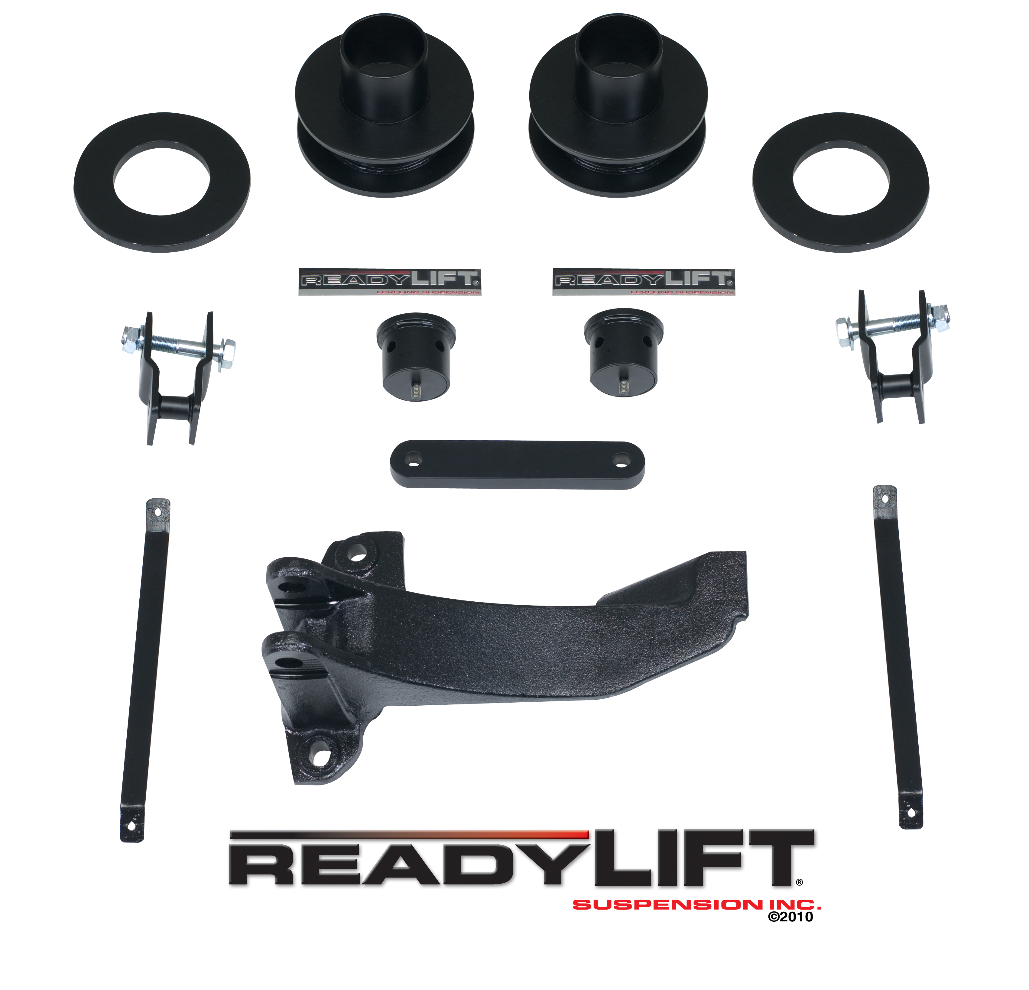 ReadyLIFT 2008-10 FORD F250/F350/F450 2.5'' Front Leveling Kit With Tr ...