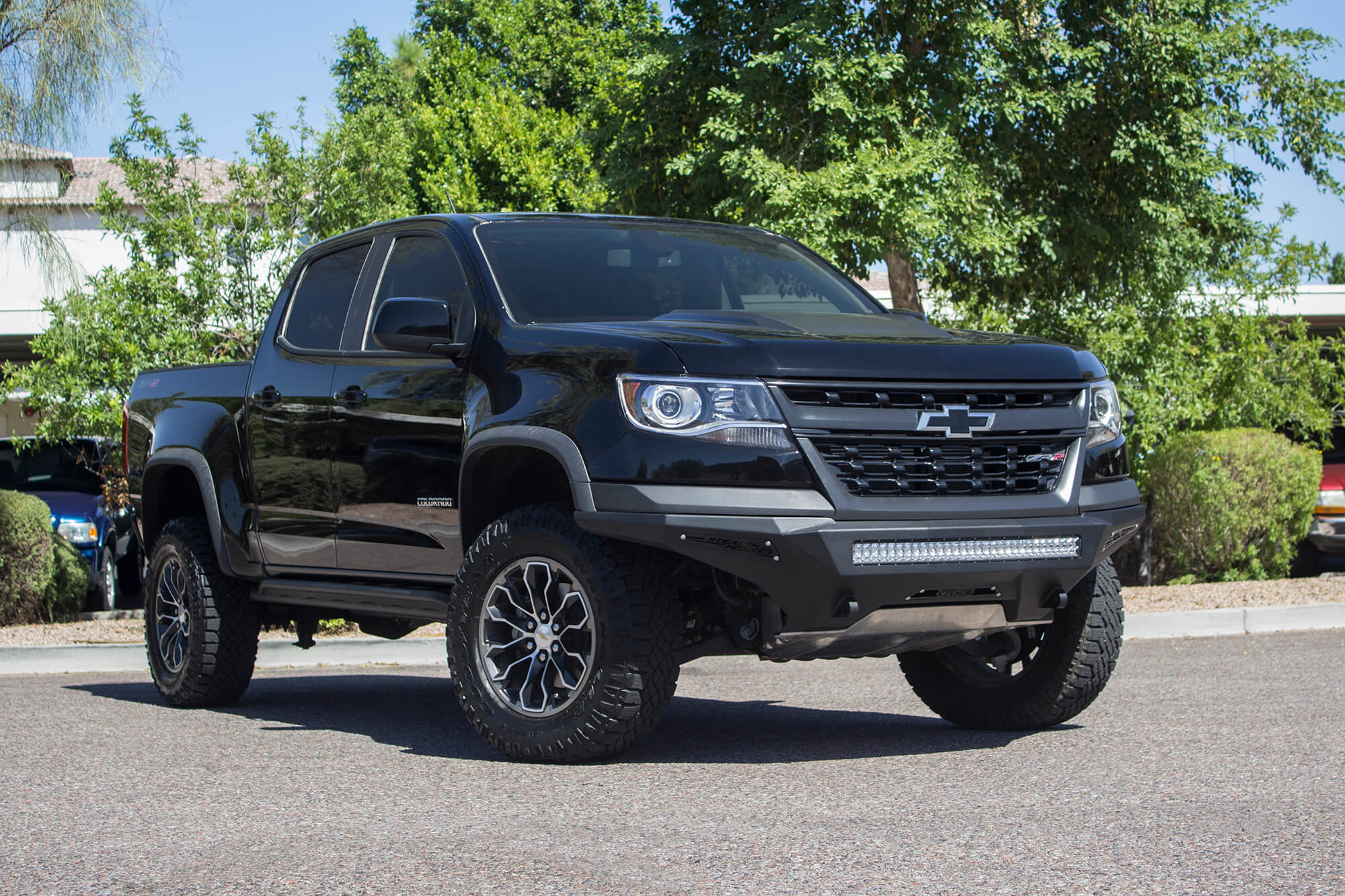 2017-2020 CHEVY COLORADO ZR2 STEALTH FIGHTER FRONT BUMPER | HERITAGE ...