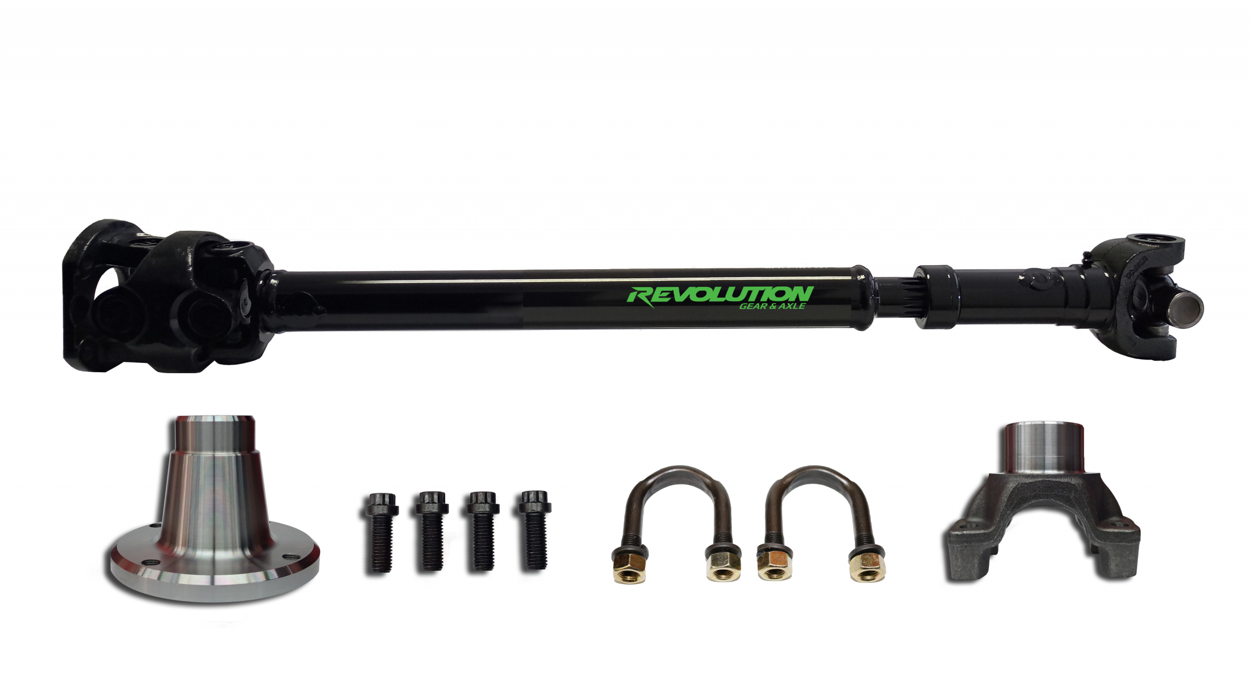 JK Front 1350 CV Driveshaft 2 or 4 Door with Pinion Yoke Revolution Ge ...