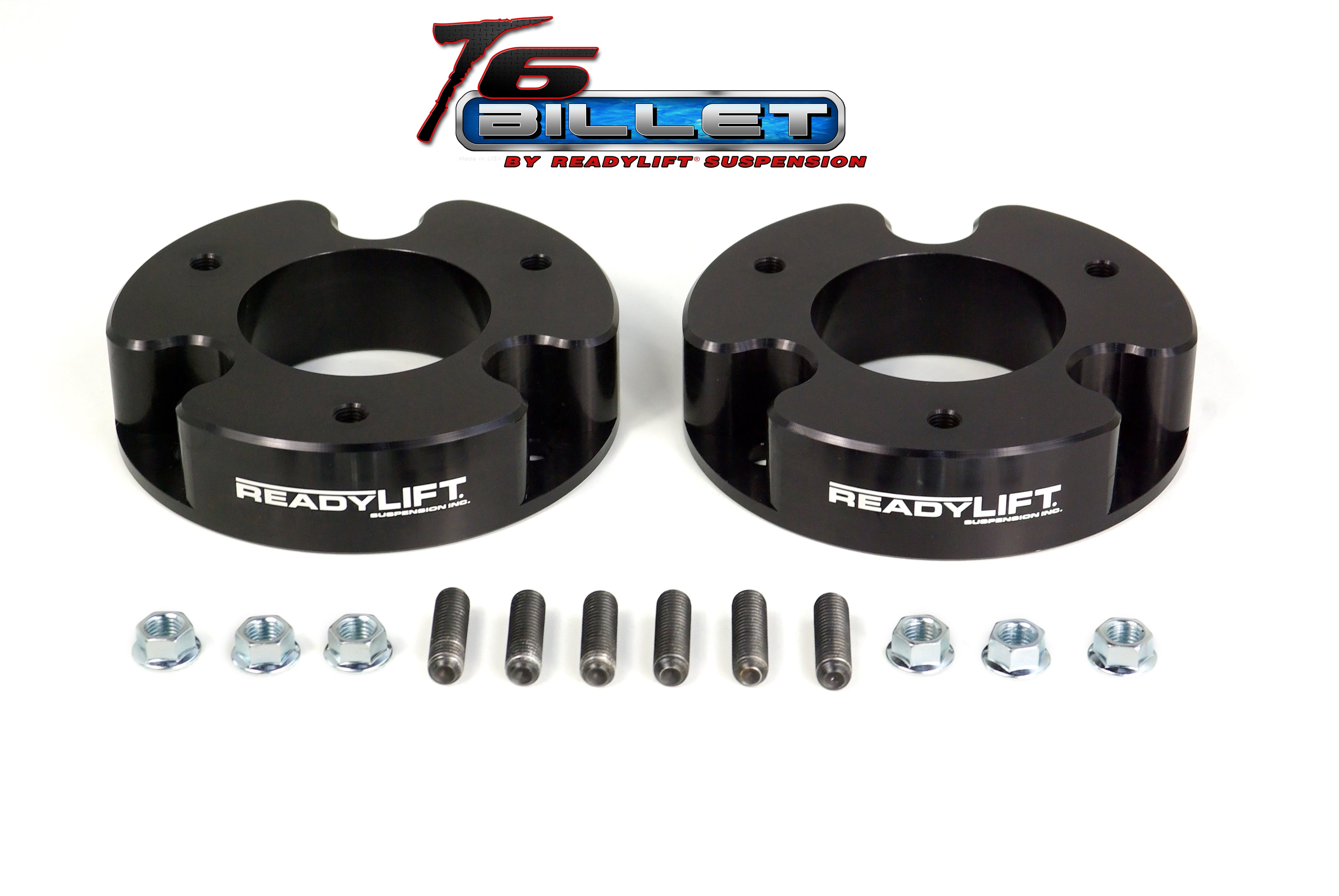ReadyLIFT 2004-07 NISSAN ARMADA/TITAN 2'' Leveling Kit T6 Billet Black ...